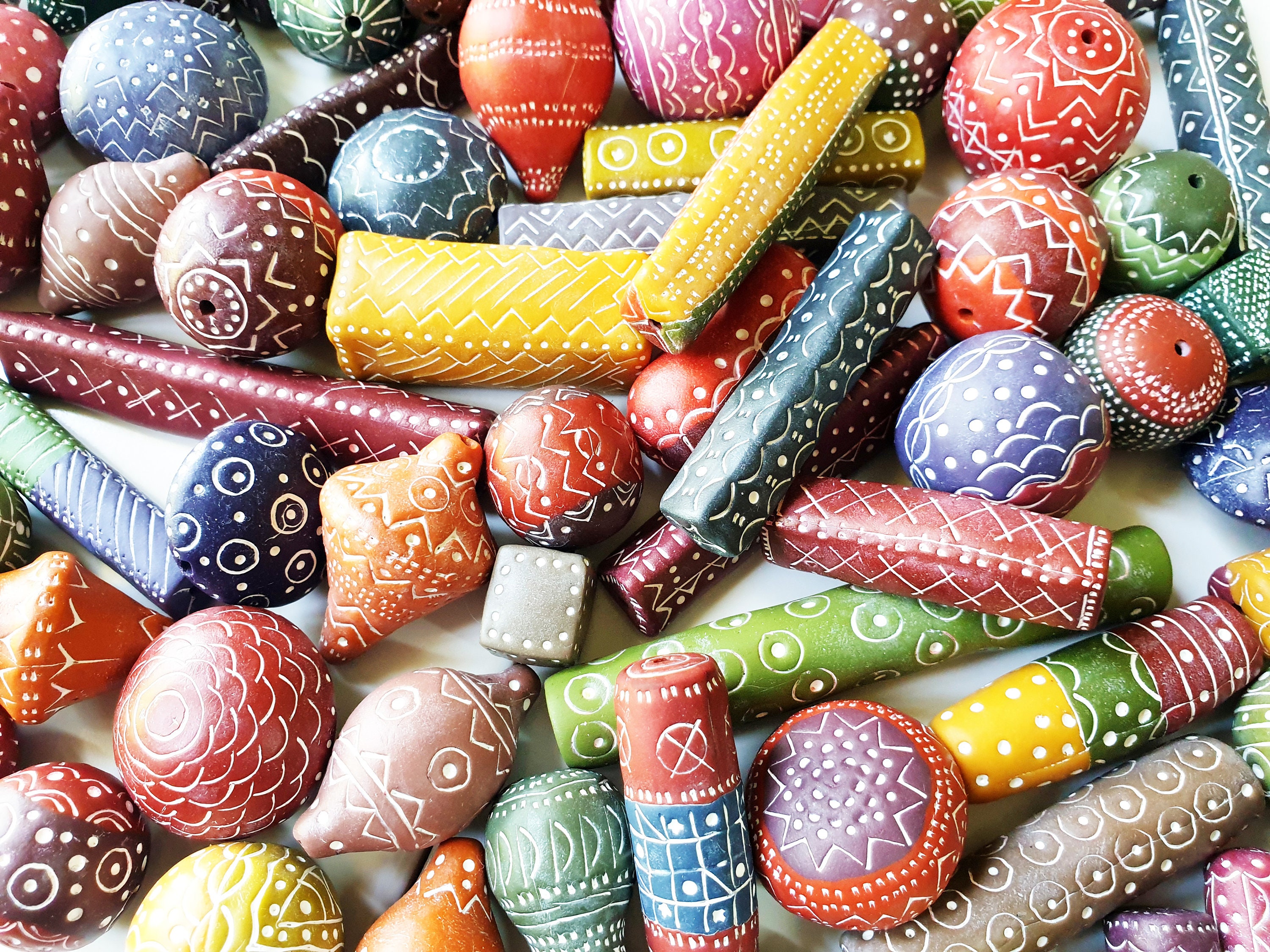 Hollow Beads Polymer Clay Tutorial Learn How to Make Beads in - Etsy Canada