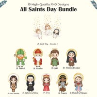 Lent With the Saints 24 Printable Catholic Saint Art Prints, Saint ...