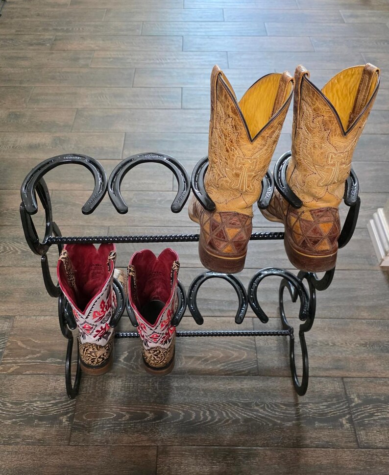 Horseshoe Boot Rack - Etsy