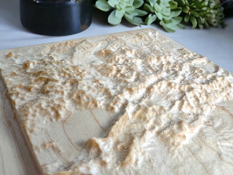 Colorado Wooden Relief Map | 3D Topographical Map of Colorado | Unique ...