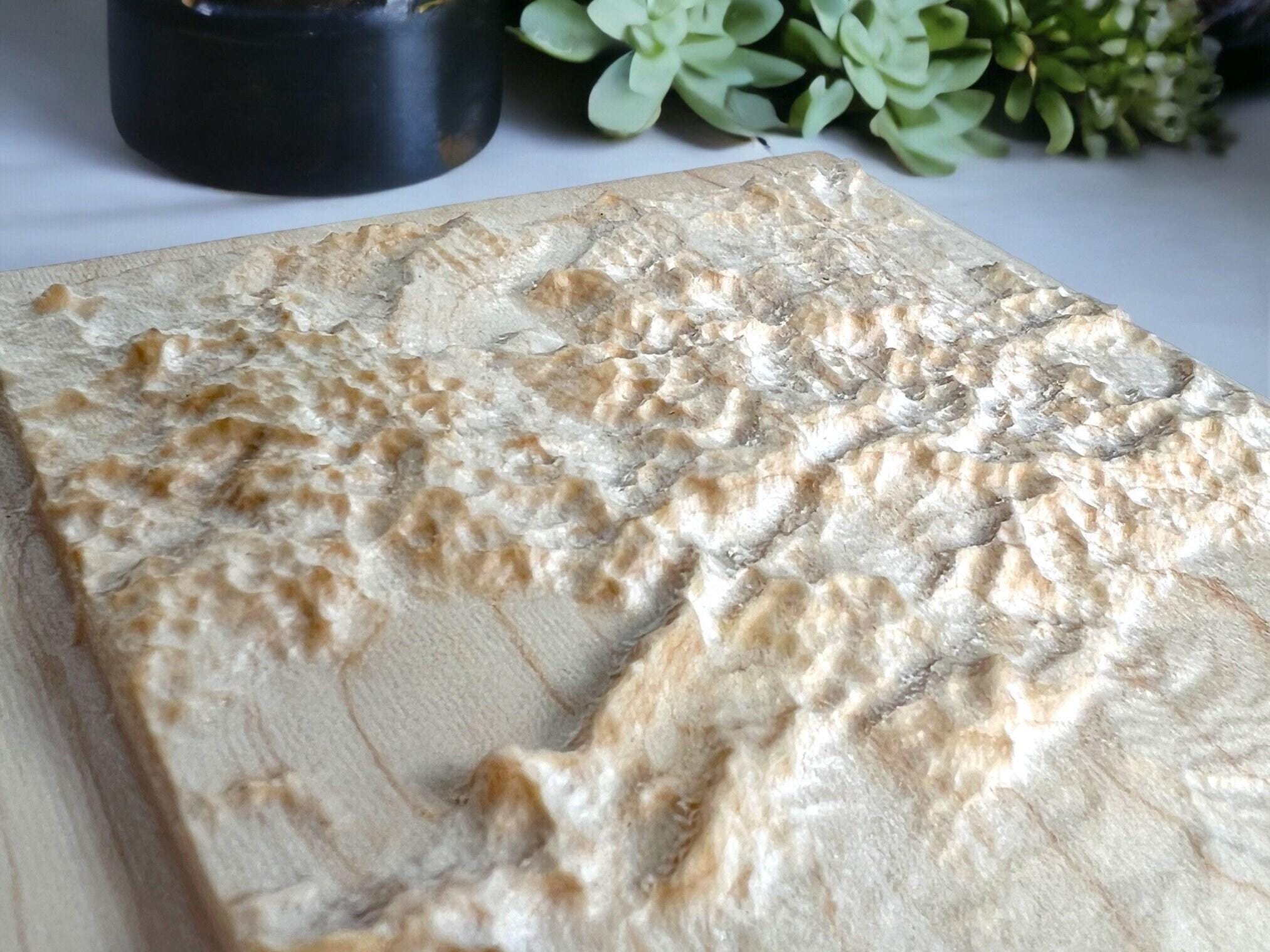 Colorado Wooden Relief Map | 3D Topographical Map of Colorado | Unique ...