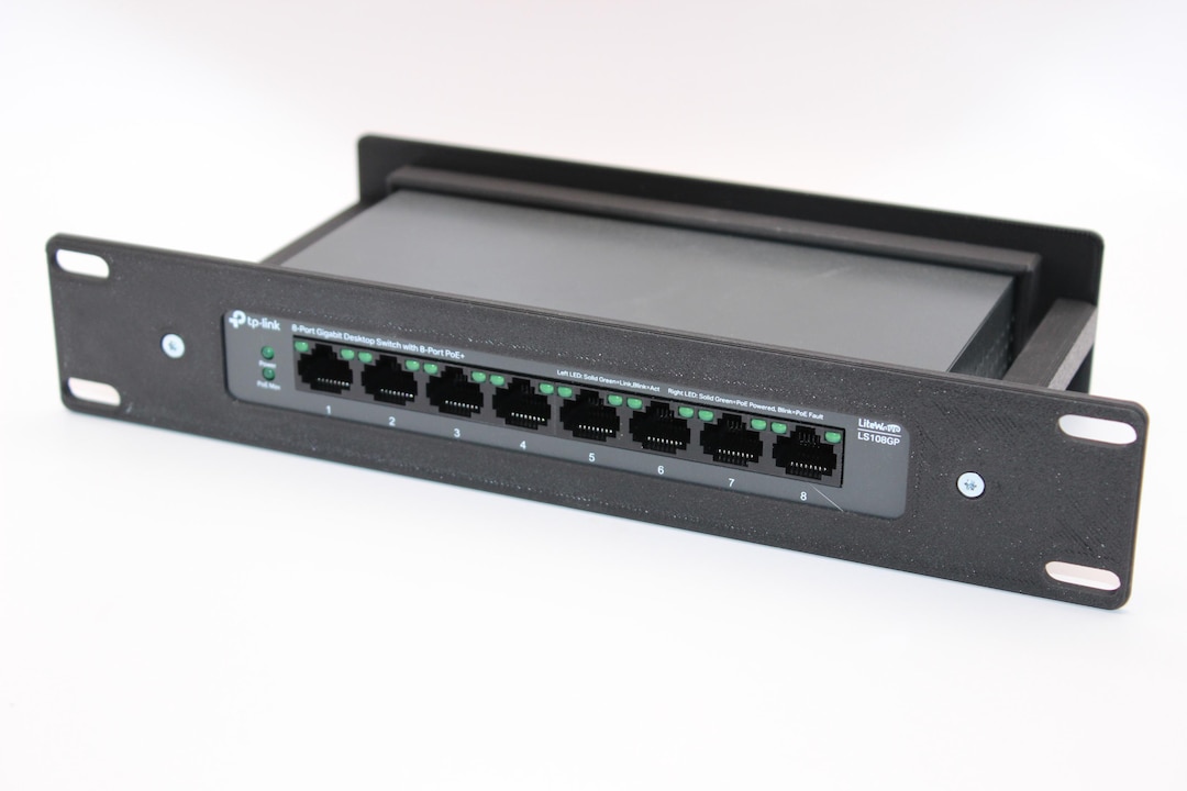 10in Mini Rack LS108GP Network Switch Mount - Etsy