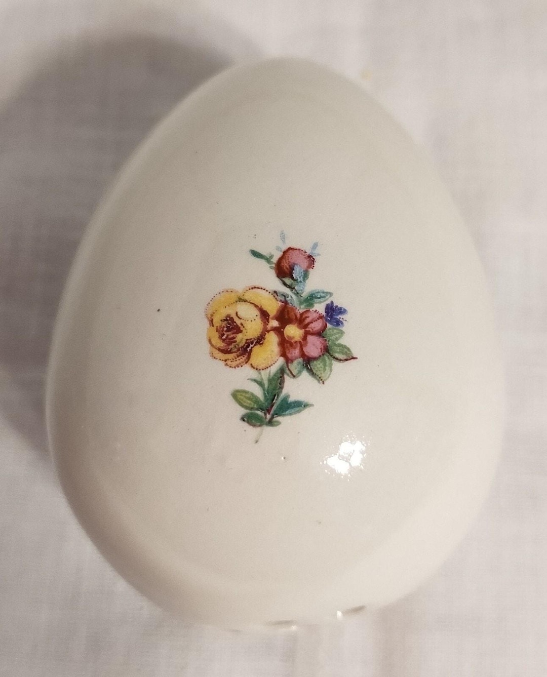 Vtg Ceramic Pomander Egg Potpourri Ball Fragrance Sachet Egg Yellow ...