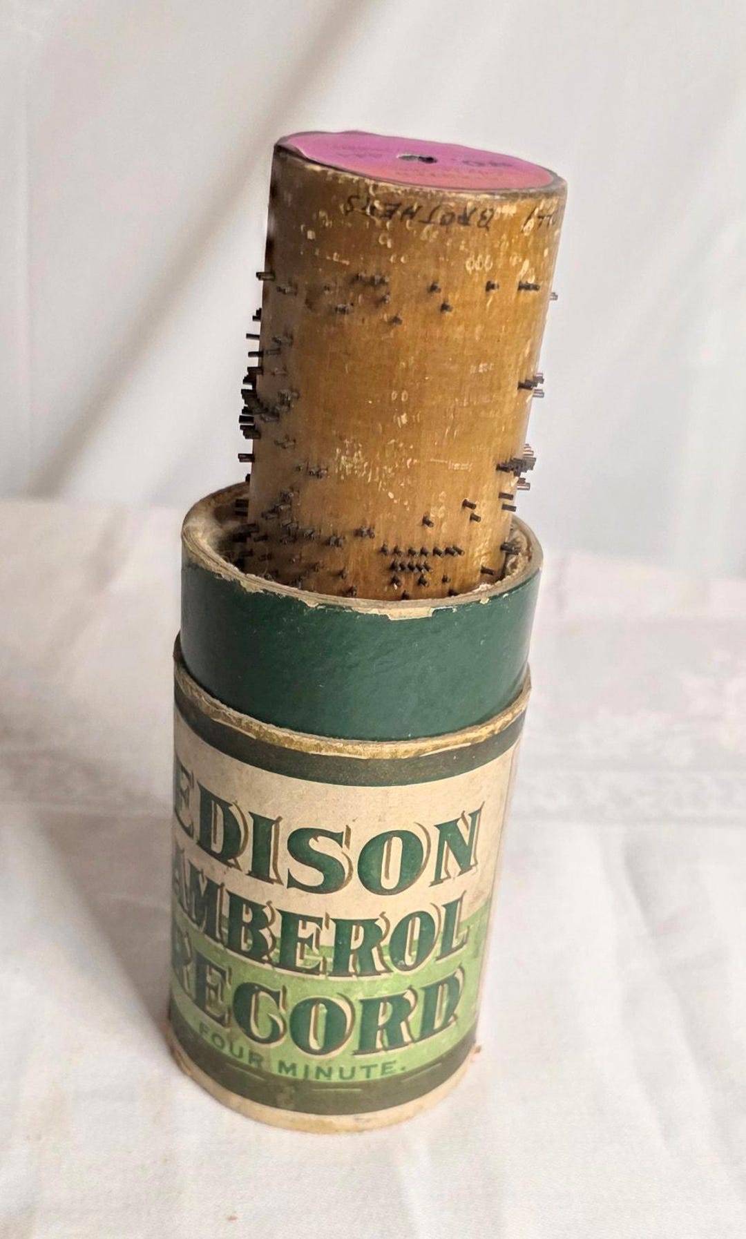 Antique Concert Roller Organ Cob #444 "gallop Jolly Brothers" Sleeve (7 ...