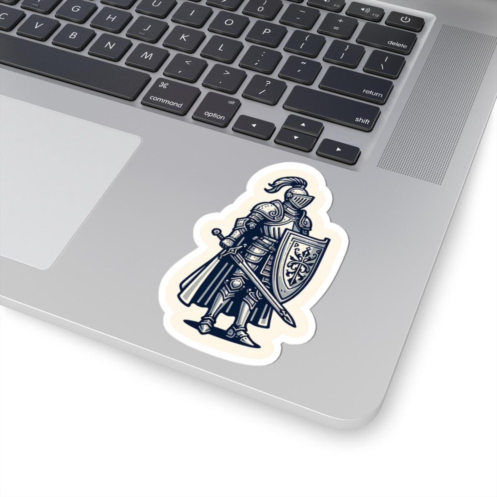 Medieval Chivalrous Knight Kiss-cut Stickers, Vinatage Shield Stickers ...