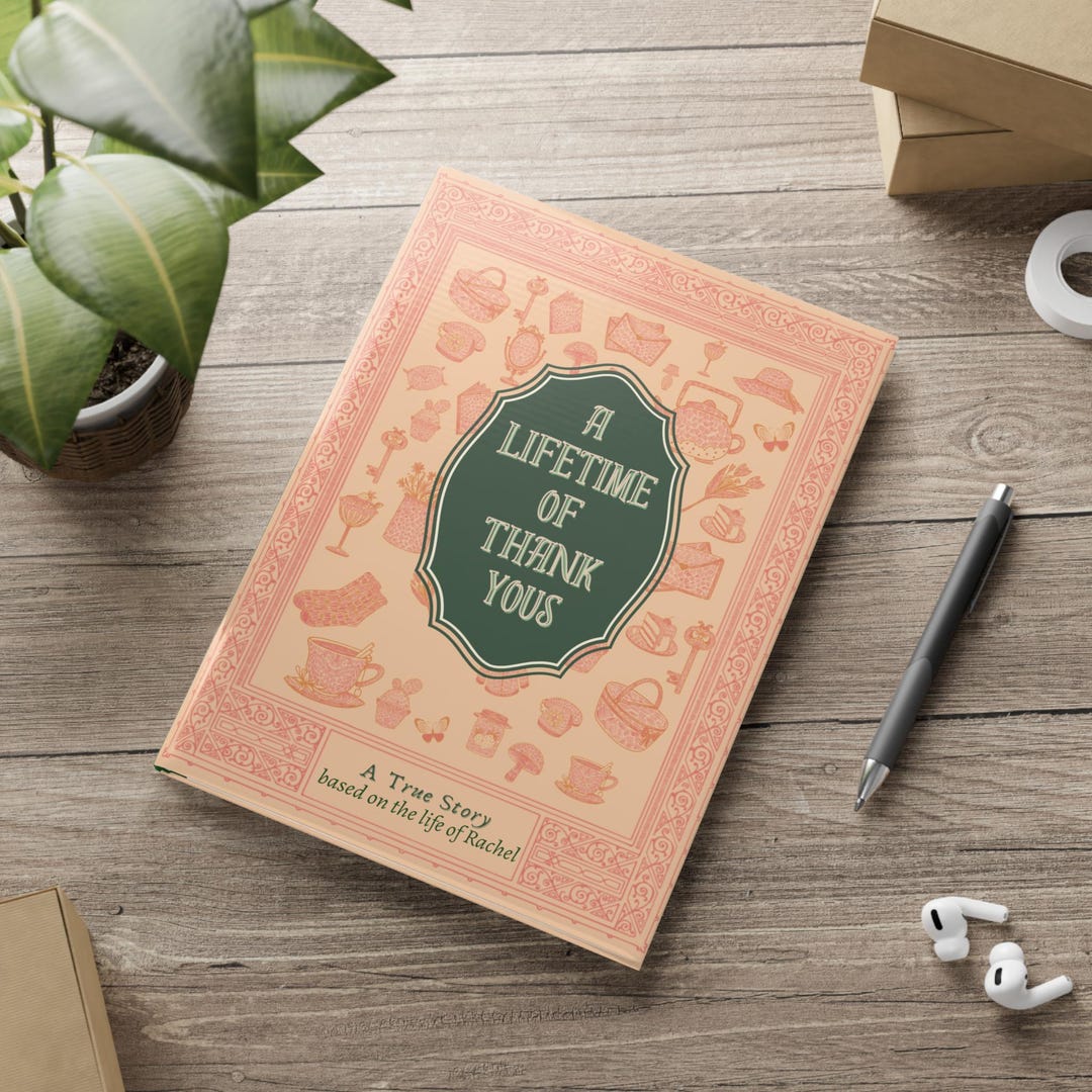 Vintage Gratitude Personalizable Journal | A Lifetime of Thank Yous - Etsy