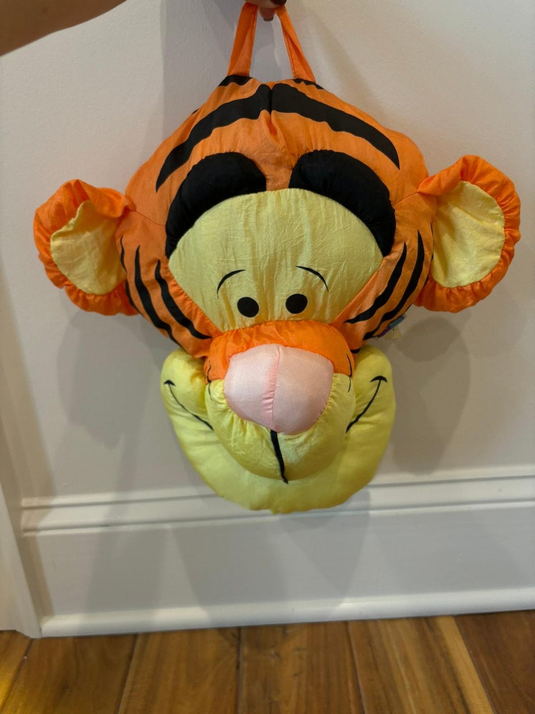 Vintage Disney Winnie the Pooh Tigger Pillow Stuffed Plush Parachute ...