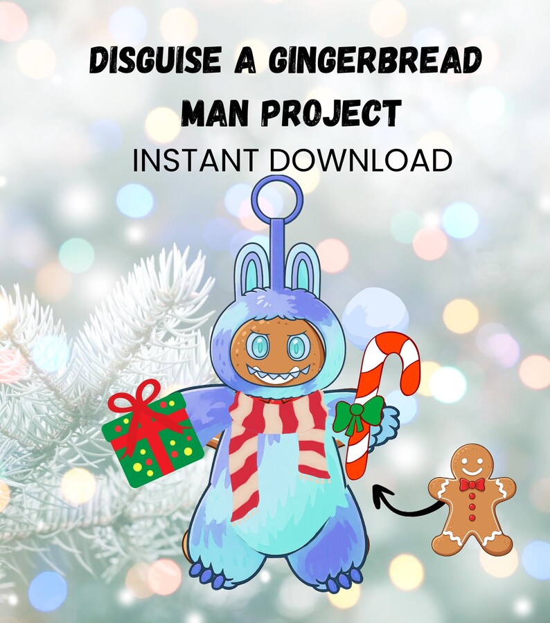 Disguise a Gingerbread Man, Gingerbread in Disguise A Monster Project ...