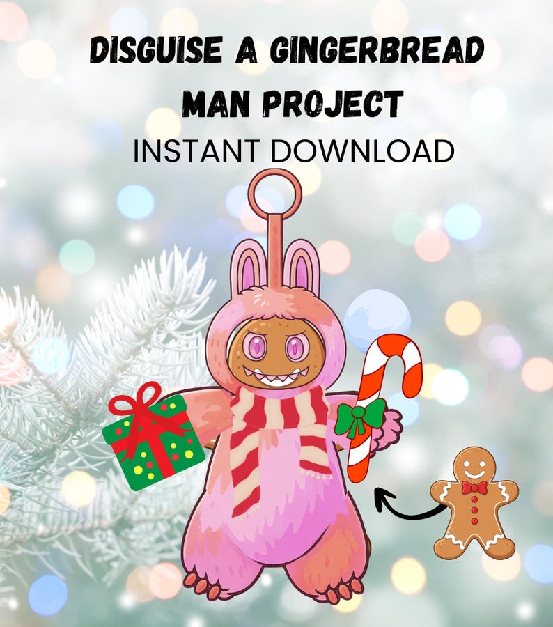 Disguise a Gingerbread Man, Gingerbread in Disguise A Monster Project ...