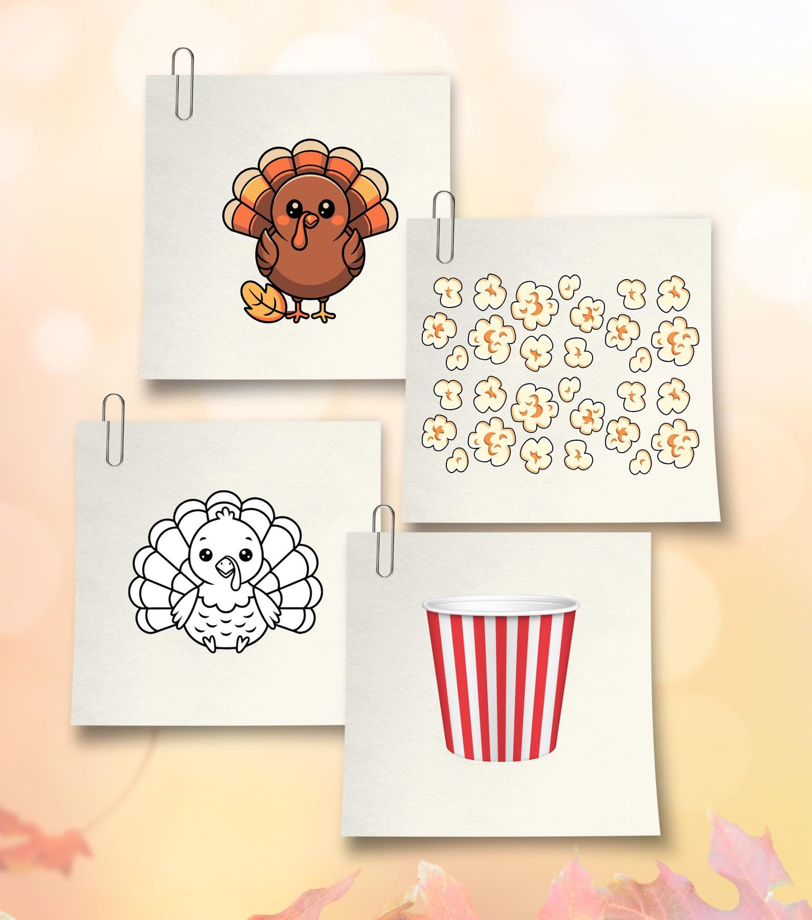 Turkey Disguise Popcorn | Thanksgiving Craft Project (printable PDF ...