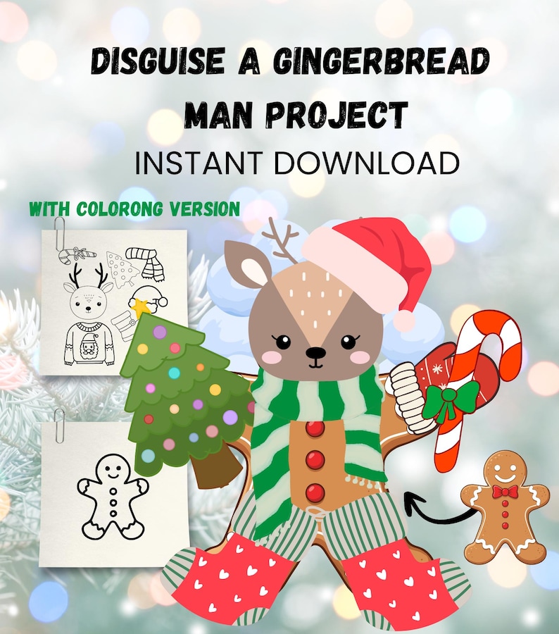 Disguise a Gingerbread Man, Gingerbread in Disguise A Monster Project ...