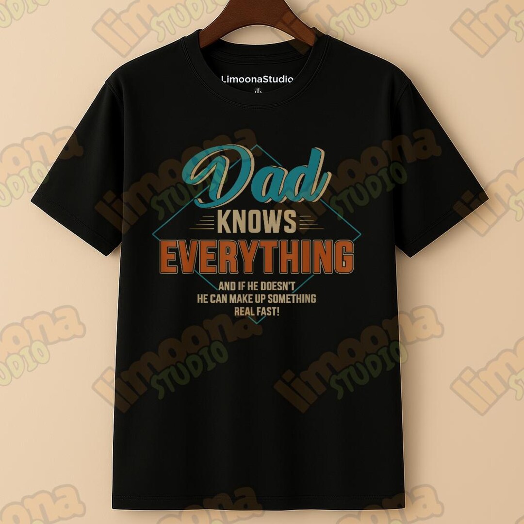 Dad Knows Everything Vintage PNG Design for T-shirts – Father’s Day ...