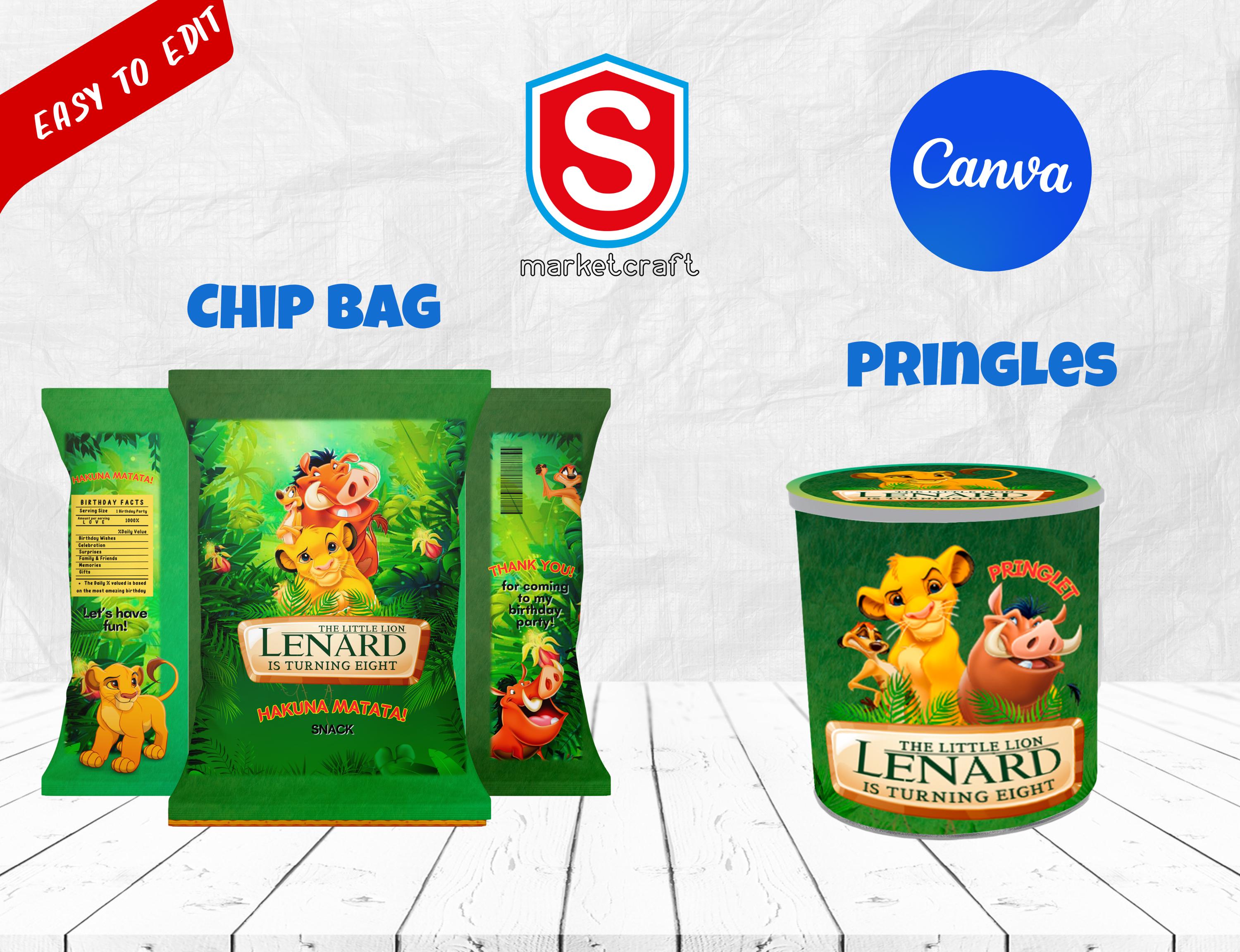 Lion King Birthday Party Treat Labels – Personalized Digital File - Etsy