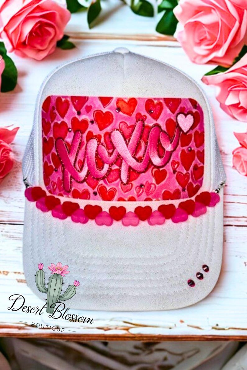 XOXO Valentine's Day Trucker Hat for Women - Etsy