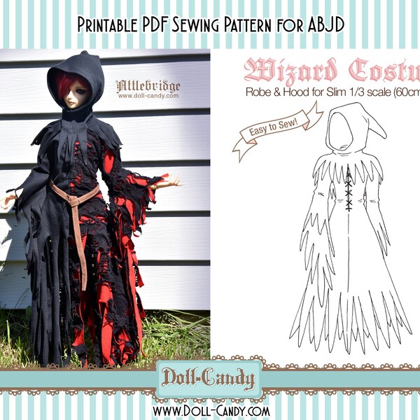 Wizard Robe Pattern - Etsy