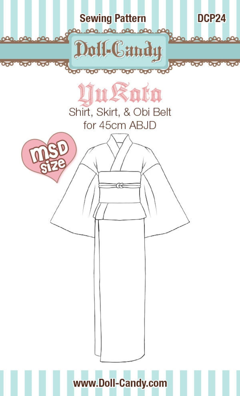 DCP24 MSD Yukata Outfit Pattern Digital Download - Etsy