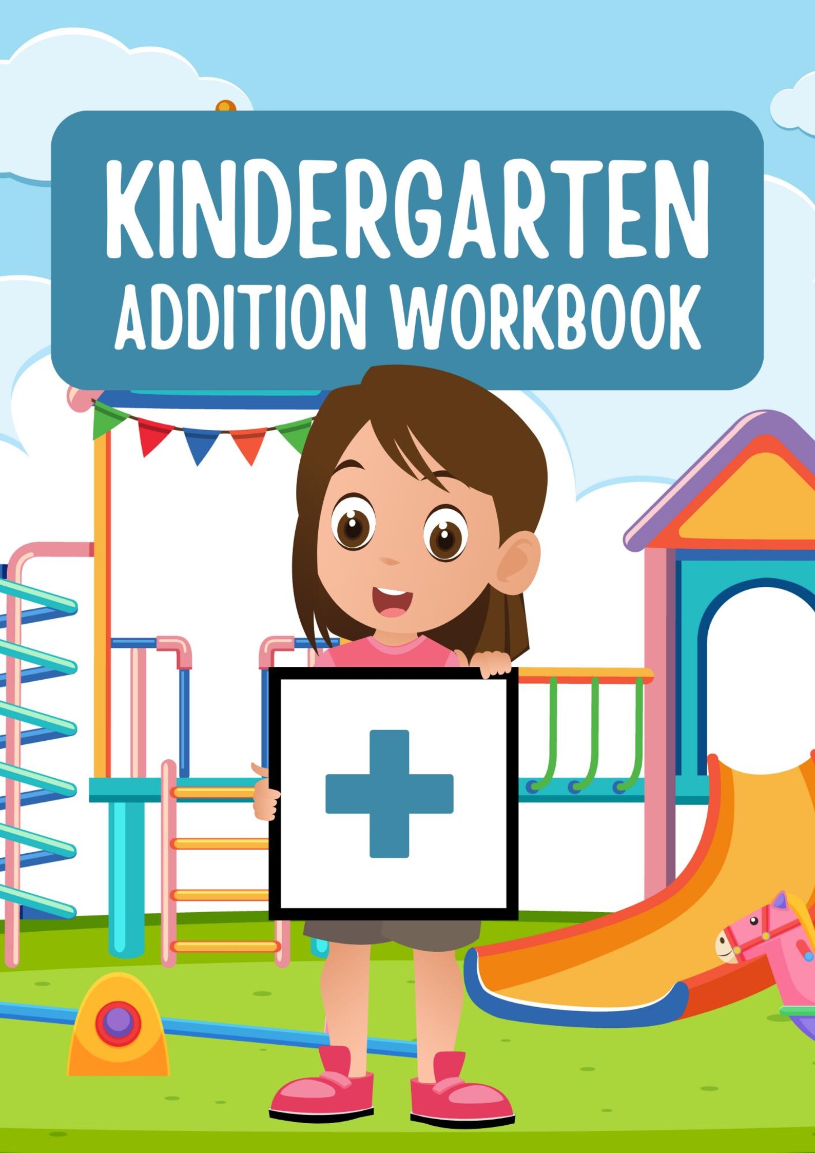 Fun and Colorful Kindergarten Addition Math Worksheet PDF Instant ...
