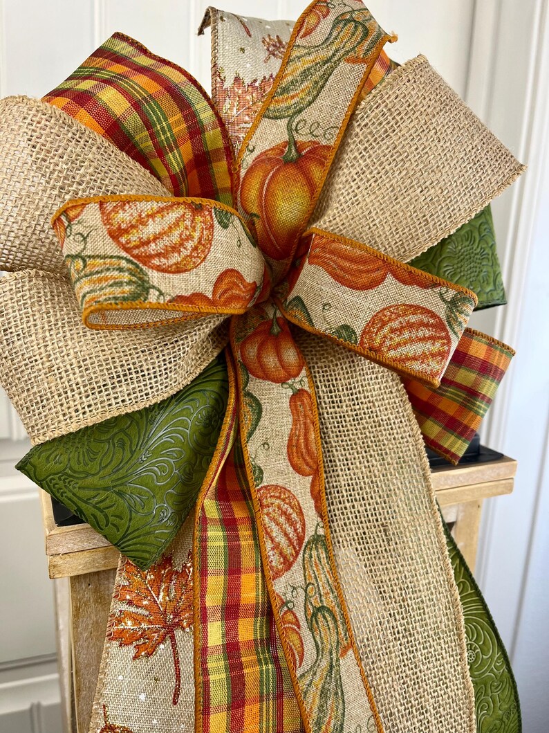 Fall Bow for Lantern Swag #2 - Etsy