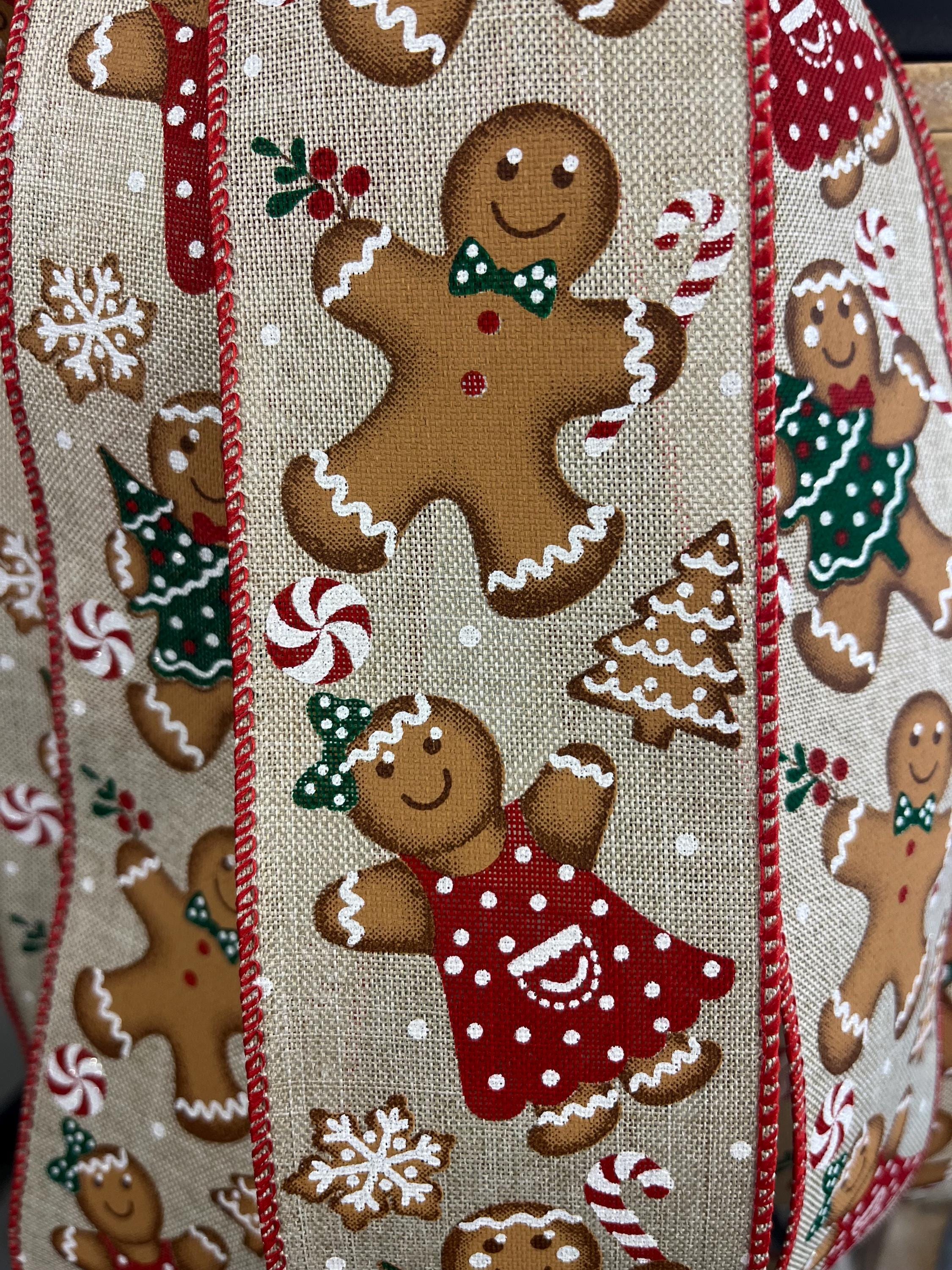 Frosted Gingerbread Children Bow - Etsy