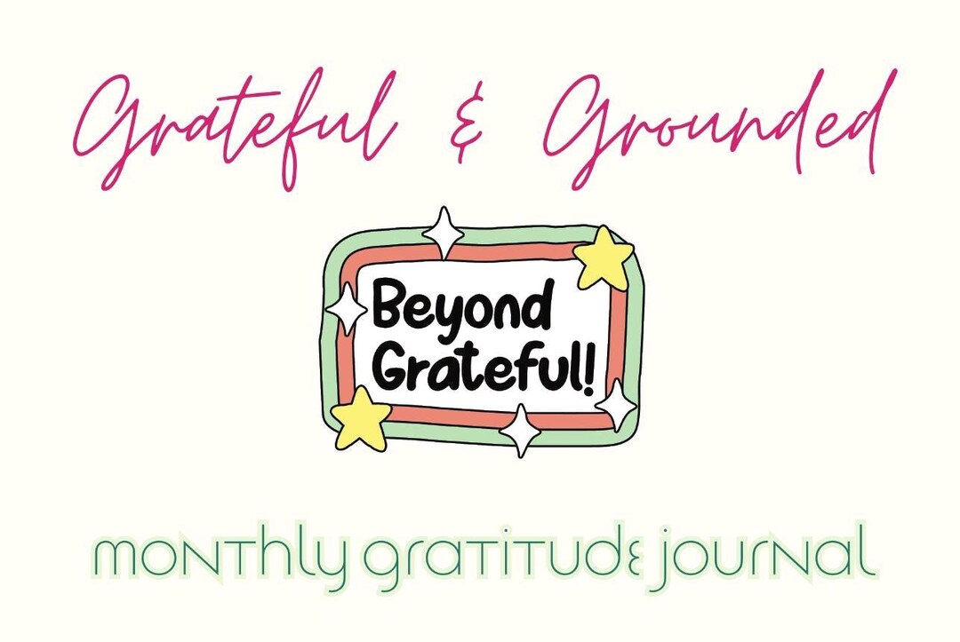Monthly Gratitude Journal Printable | Guided Self-reflection Workbook ...
