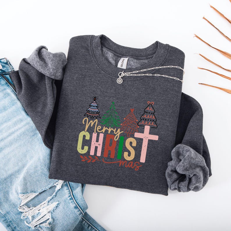 Preppy Christmas Tree Sweatshirt, Christmas Coquette Bow Shirt, Merry ...