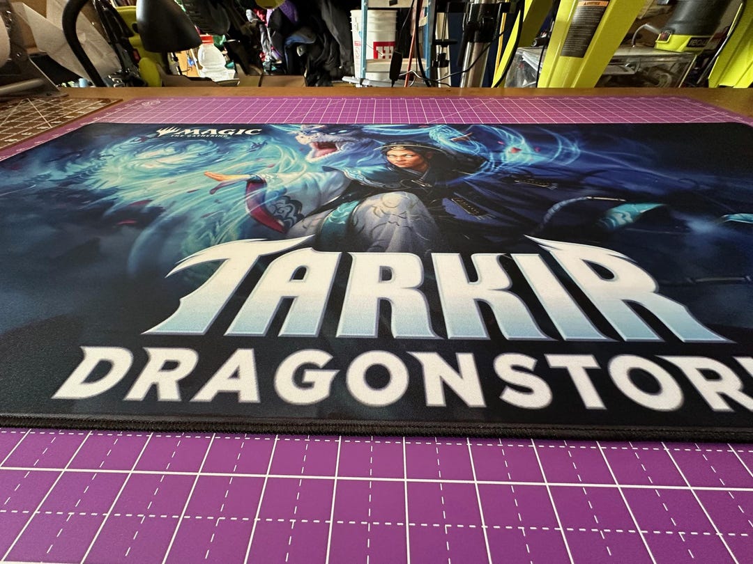Tarkir Dragonstorm MTG Playmat Unofficial, Neoprene Gaming Mat, Card ...