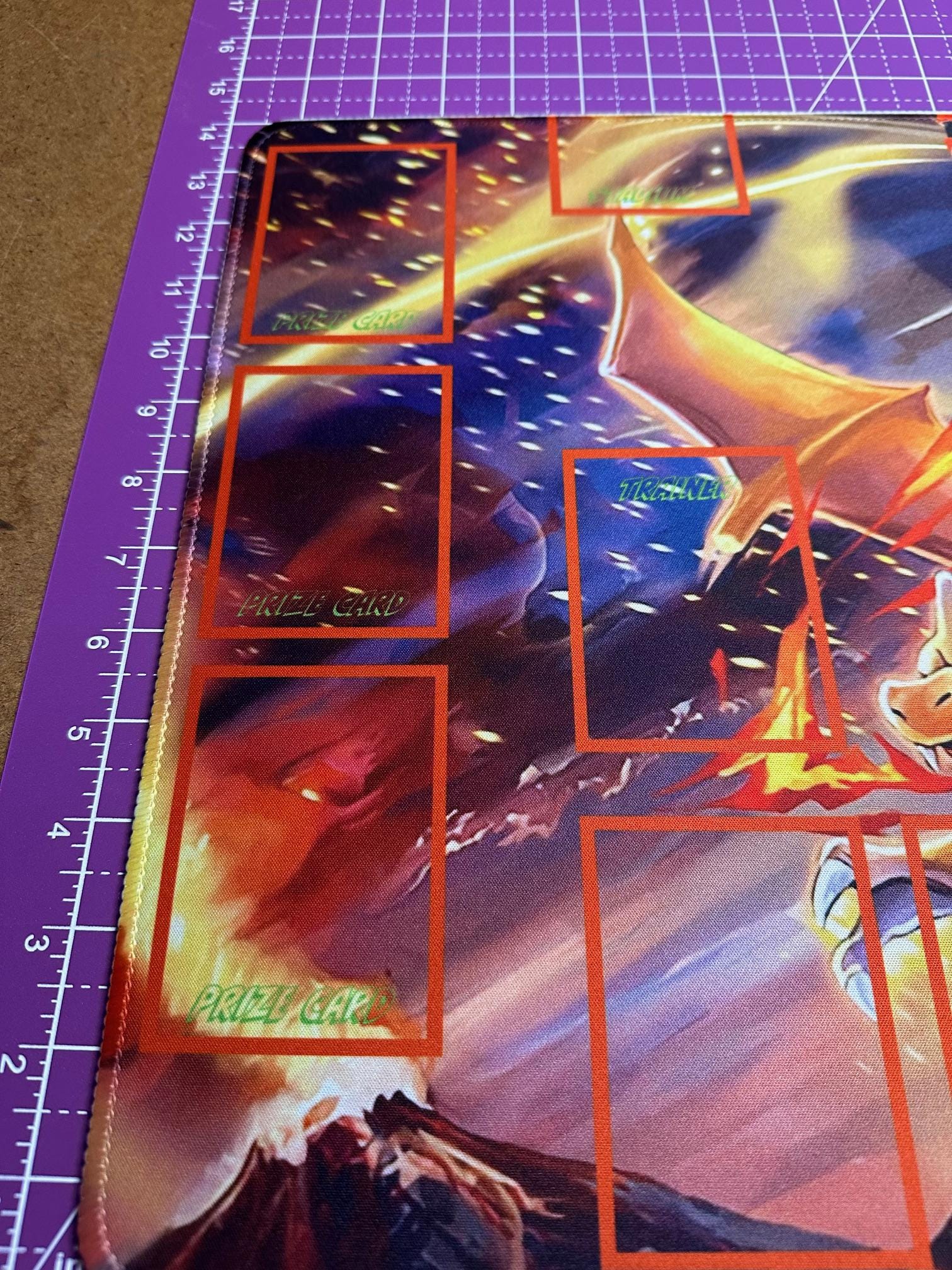 POKEMON CHARIZARD PLAYMAT With Zones 24x14 In, Neoprene, New - Etsy