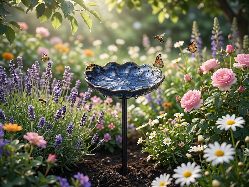 Ceramic Bee Waterer, Pollinator Water Station for Bees & Butterflies ...