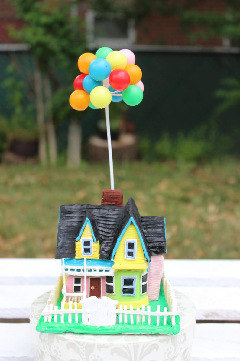 Handmade Wedding Clay Cake Topper of House From the up Movie - Etsy