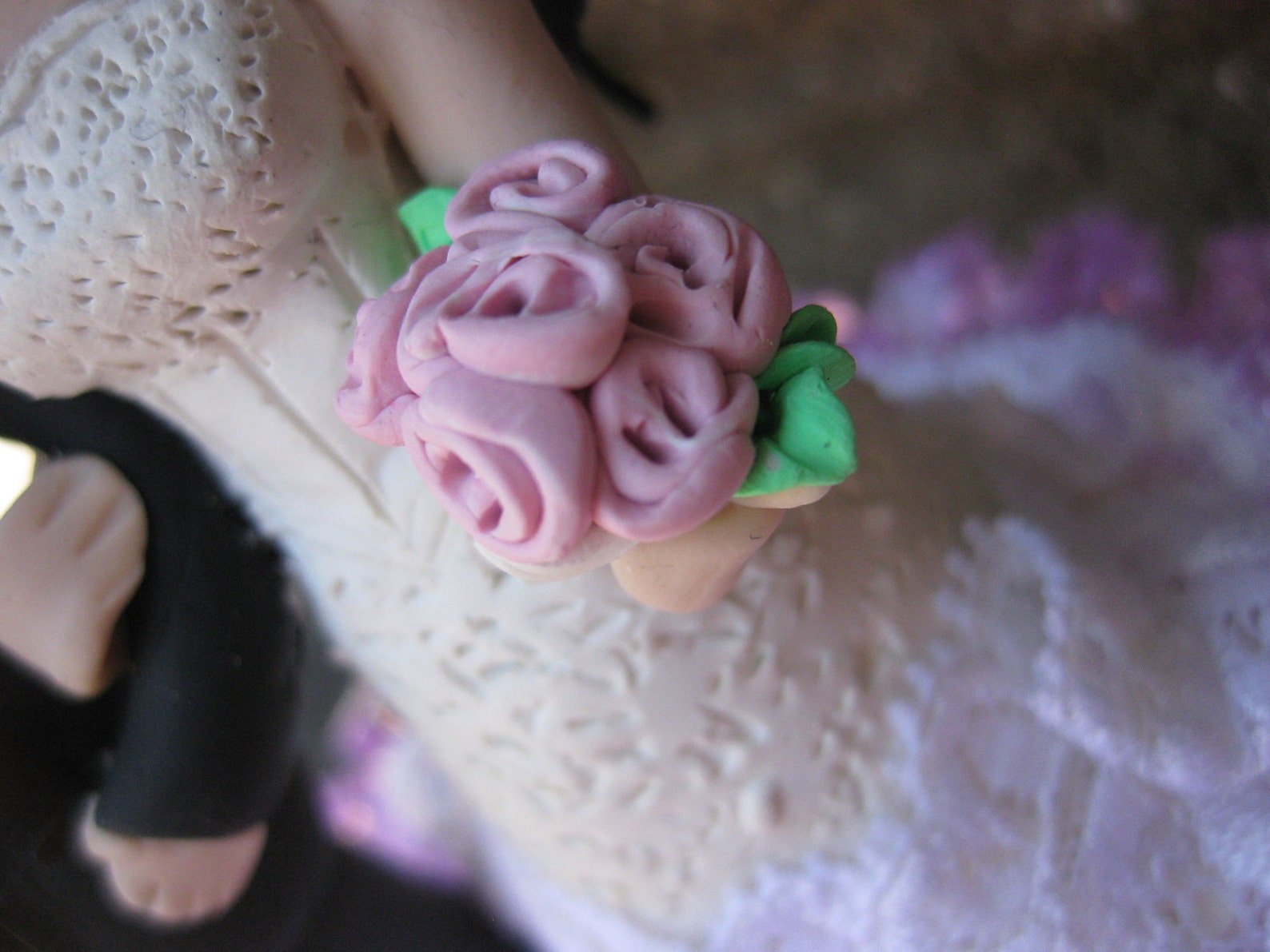 Custom Handmade Bride and Groom Clay Wedding Cake Topper - Etsy