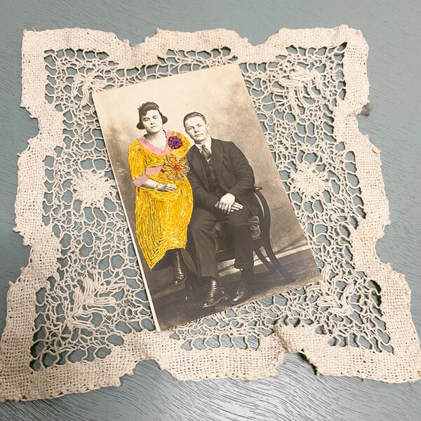 Embroidered Postcard - Etsy