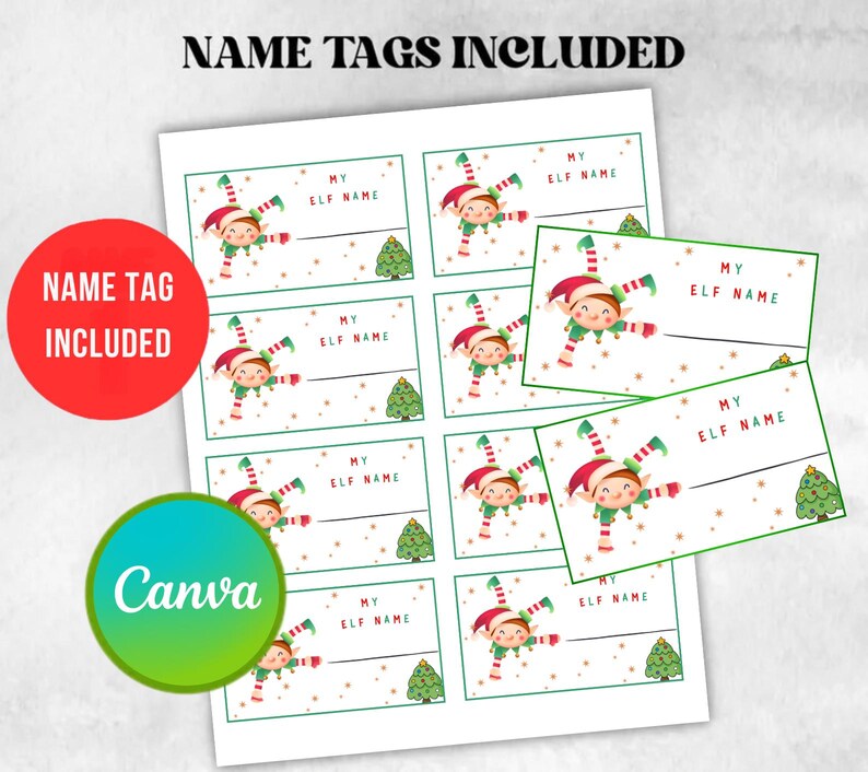 What's Your Elf Name Game – Printable Christmas Name Generator, Elf ...