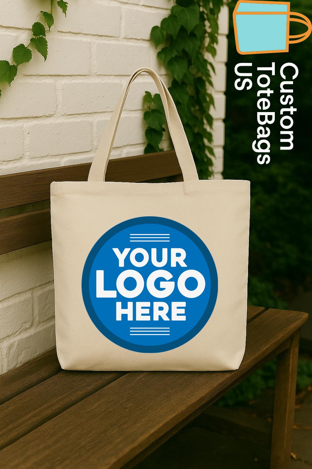 Personalized Logo Tote Bags, Bulk Custom Tote Bags, Custom Printed Tote ...