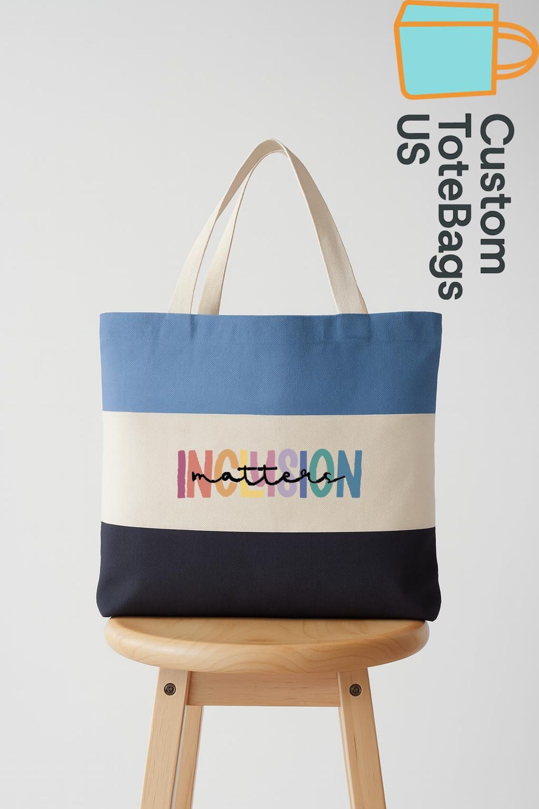 Inclusion Matters Tote Bag, Special Education Canvas Bag, Autism ...