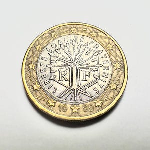 Rare! France 1 Euro 1999. Tree of Life - Etsy