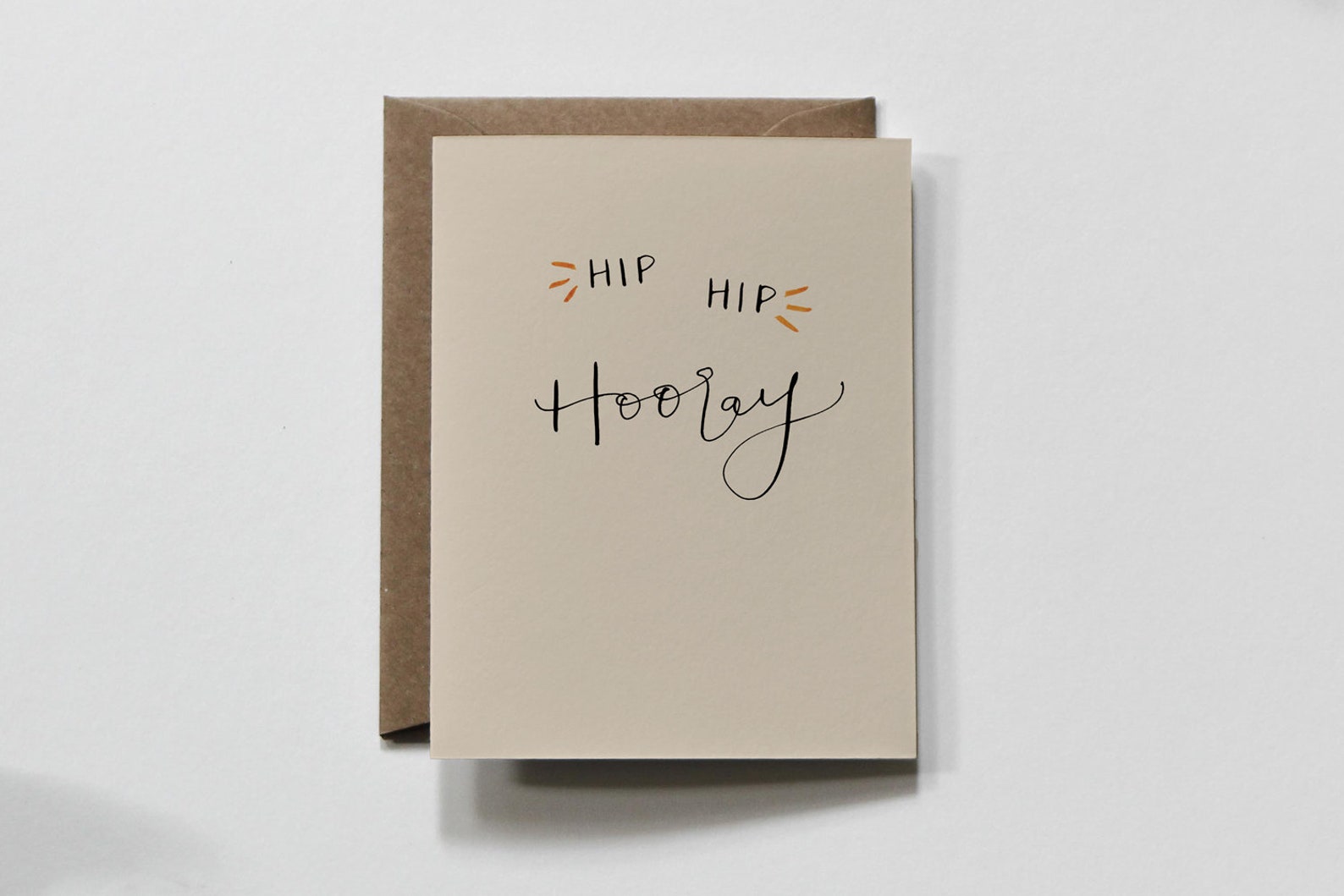 HIP HIP HOORAY Birthday Greeting Card Birthday Card for - Etsy