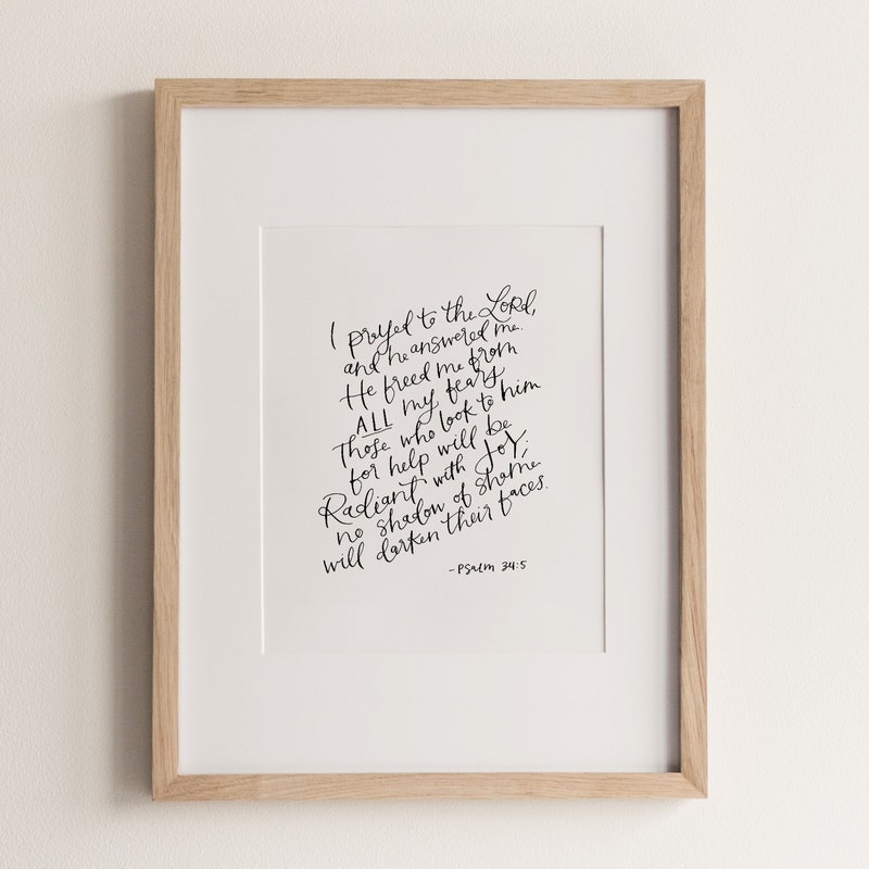 Psalm 34 - Etsy
