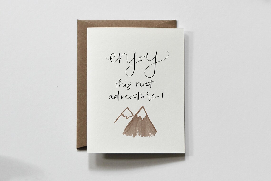 NEXT ADVENTURE | Greeting Card, Next Life Chapter, Birthday Card, Next ...