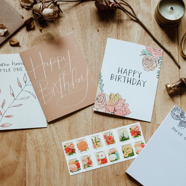 Card Variety Pack - Etsy