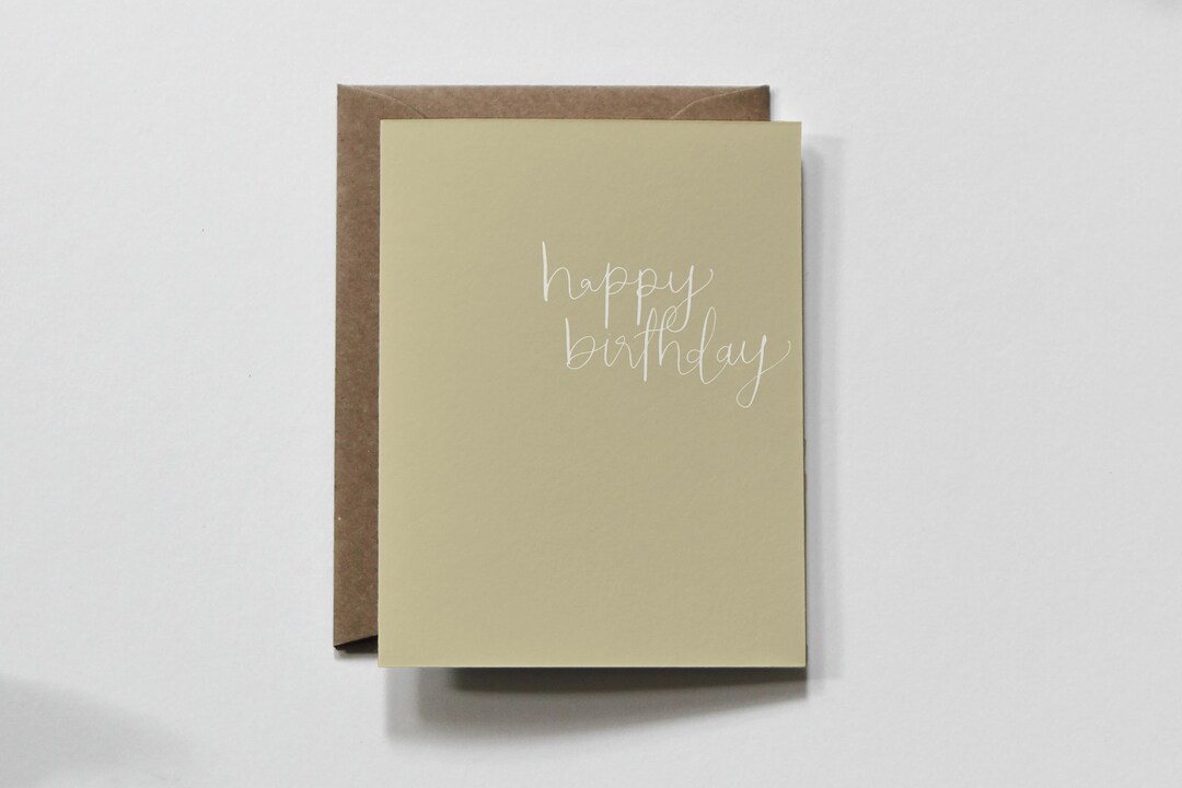 MUSTARD | Birthday Greeting Card, Birthday Celebration, Unisex Birthday ...