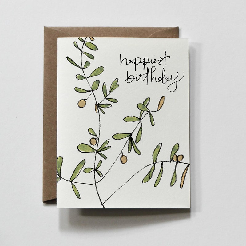 Plant Birthday Cards - Etsy