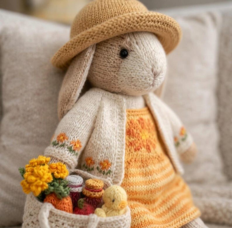 Marigold Bunny Knitting Pattern – Cute Rabbit Pattern – Amigurumi ...