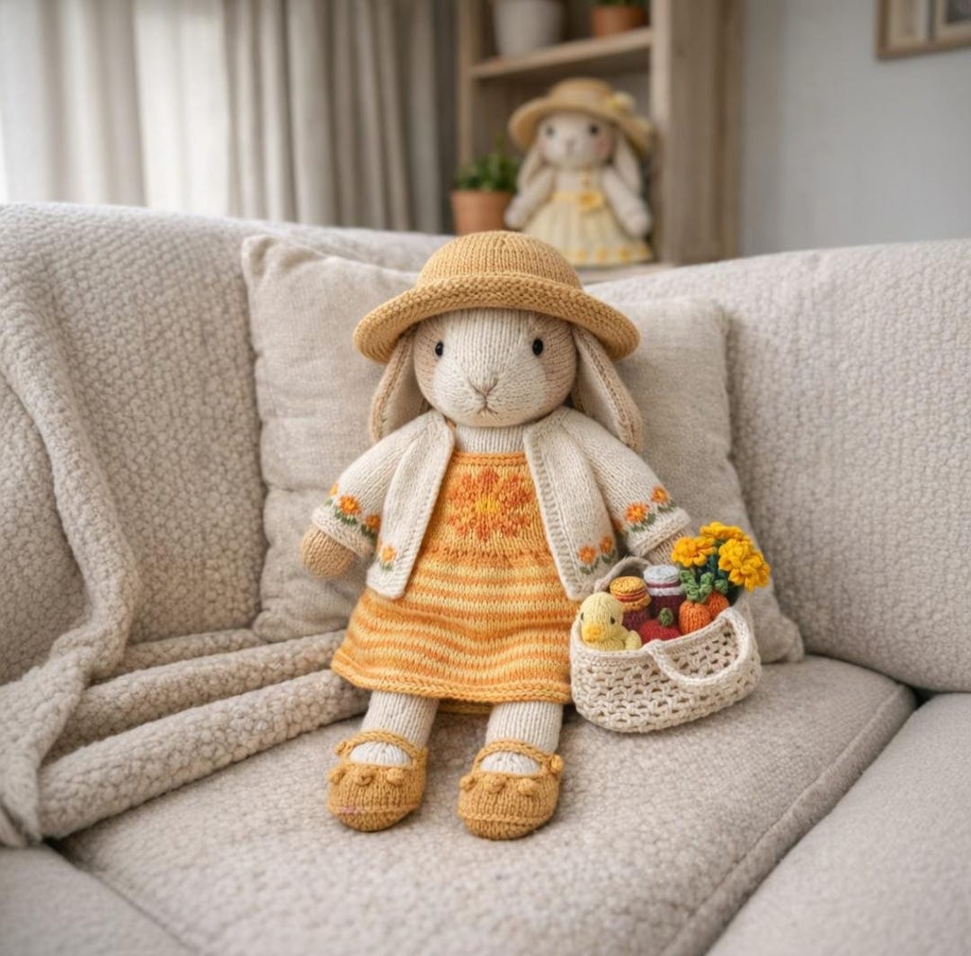 Marigold Bunny Knitting Pattern – Cute Rabbit Pattern – Amigurumi ...