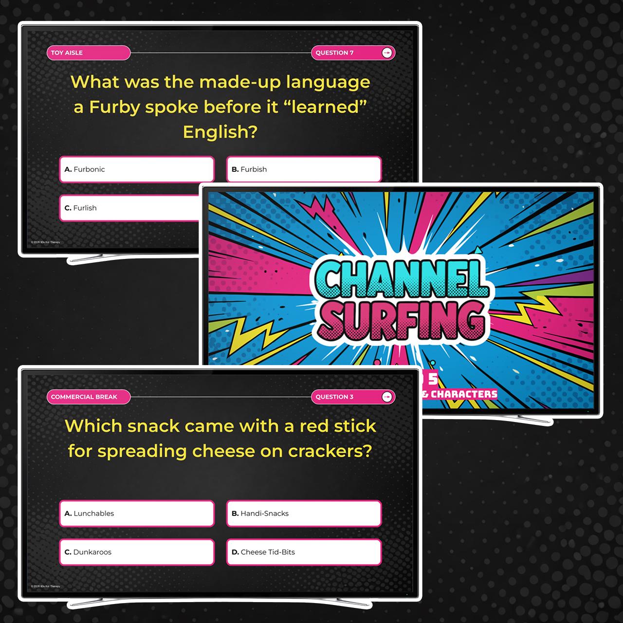 90s Trivia Party Game (digital Download) | Quiz Night for Millennials ...