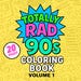 Totally Rad 90s Coloring Book Vol. 1: 20-page Printable PDF, Adult ...