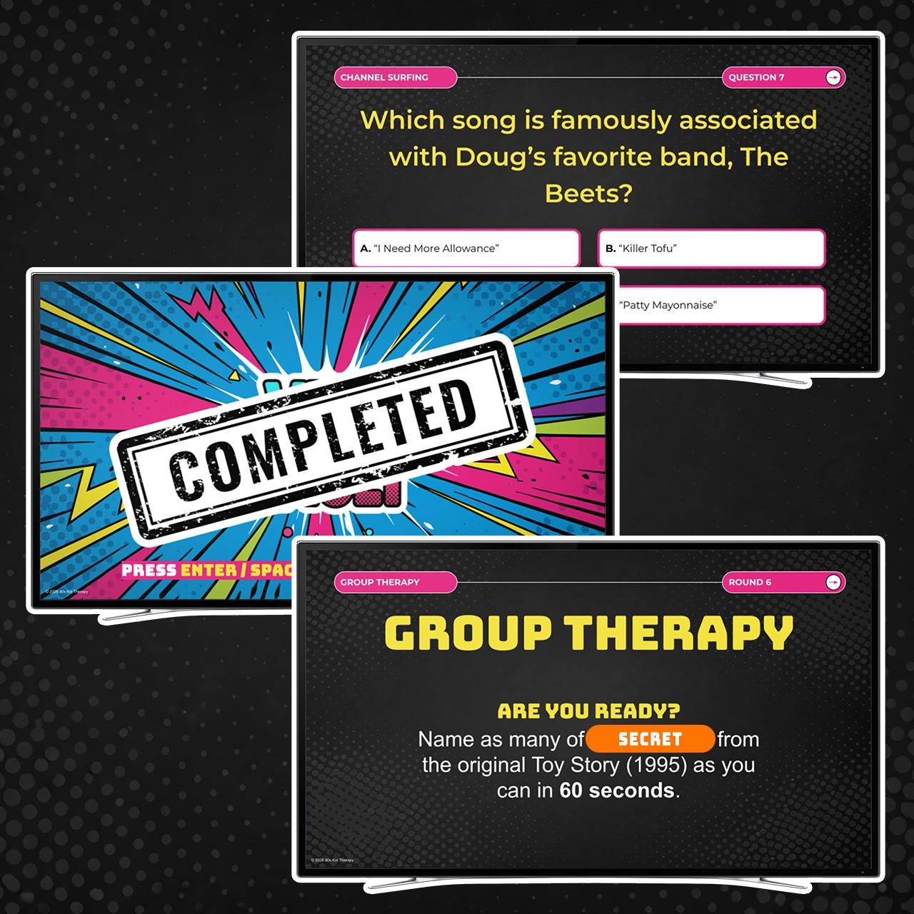 90s Trivia Party Game (digital Download) | Quiz Night for Millennials ...