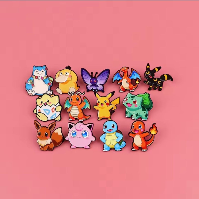 Cute Pikachu Enamel Pin - Etsy