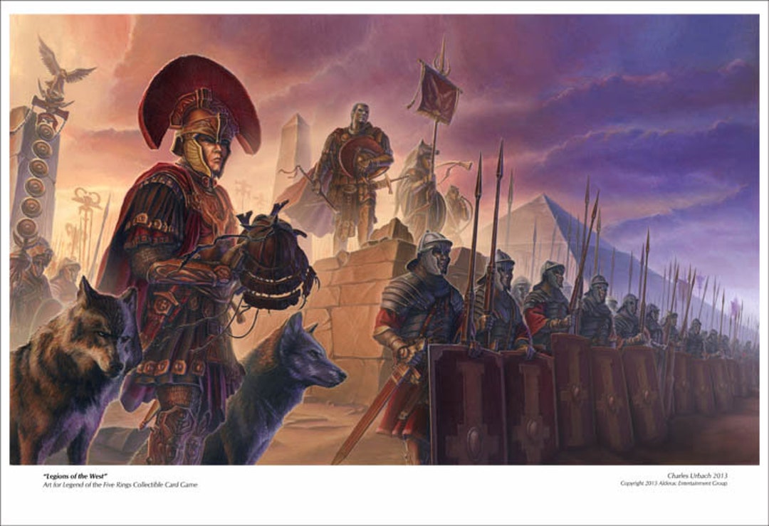 19"x13" Fantasy Art Print Roman Legion Centurion Legatus Legionnaire ...