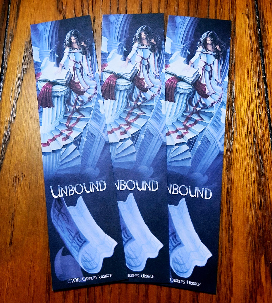 Deluxe Bookmark Set of 3 - 2"x8" Fantasy Art Sorceress Goddess ...