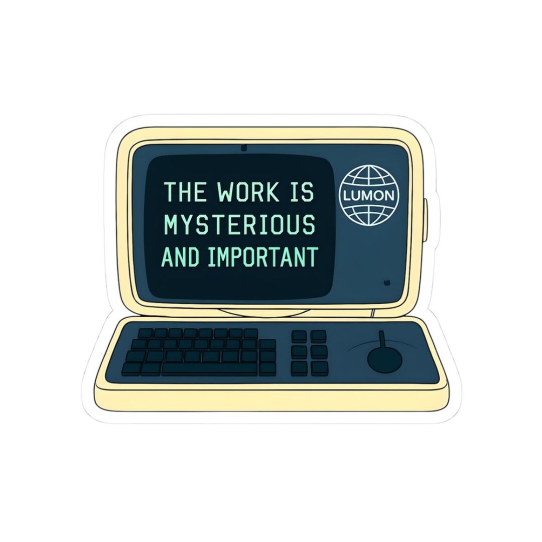 Severance Lumon Retro Computer Kiss-cut Stickers | Perfect for Laptops ...